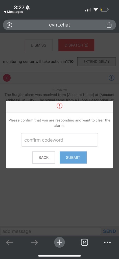 Becklar Chat Feature – AvantGuard